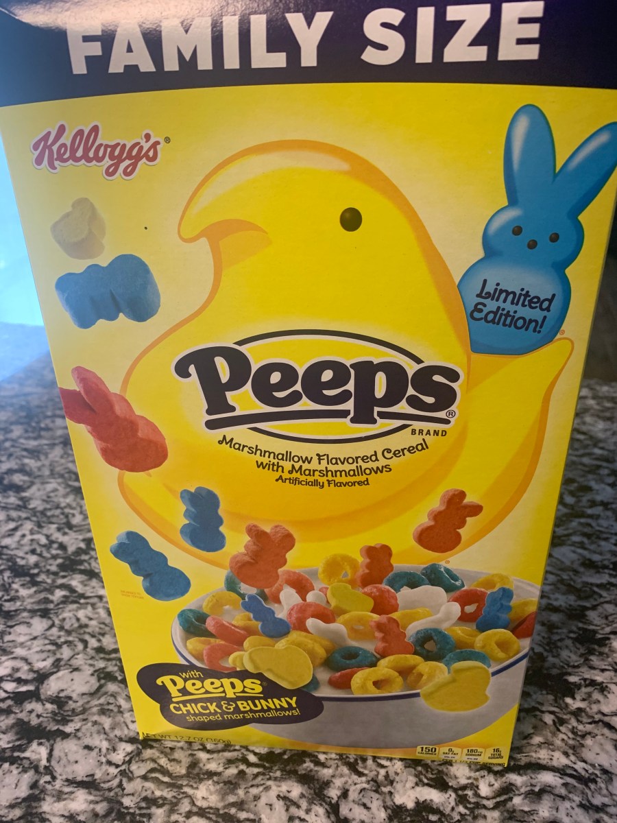 Cereal Review: Kellogg’s Peeps Cereal … and Adventures in Lactose-Free ...